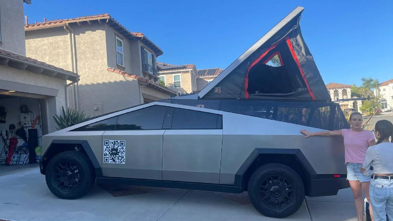 Here's How You Convert Your Tesla Cybertruck Into Camper Van